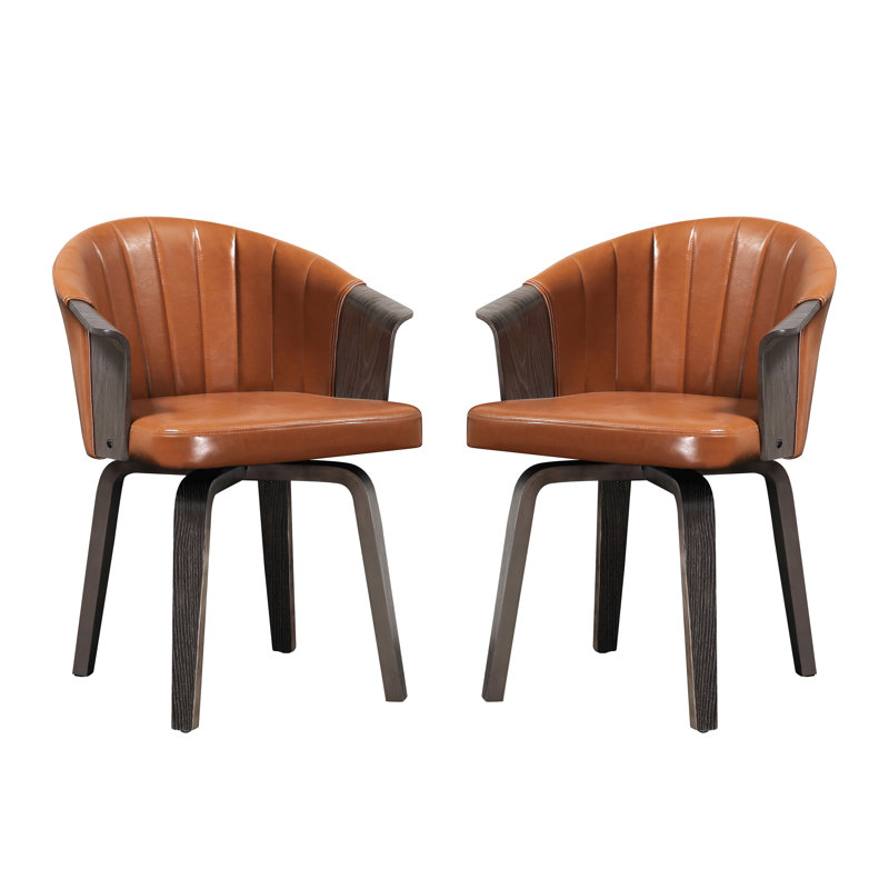 Wade Logan® Barrayo Faux Leather Upholstered Armchair & Reviews | Wayfair